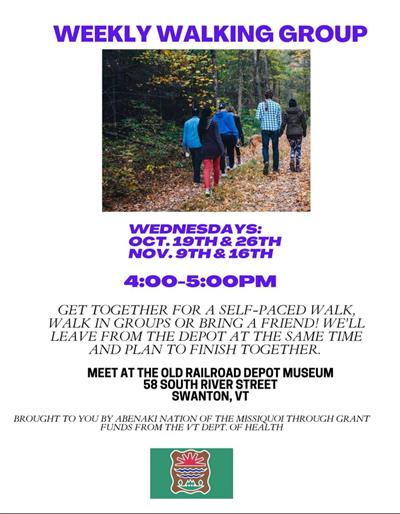 Swanton Recreation: Afternoon Walking Group